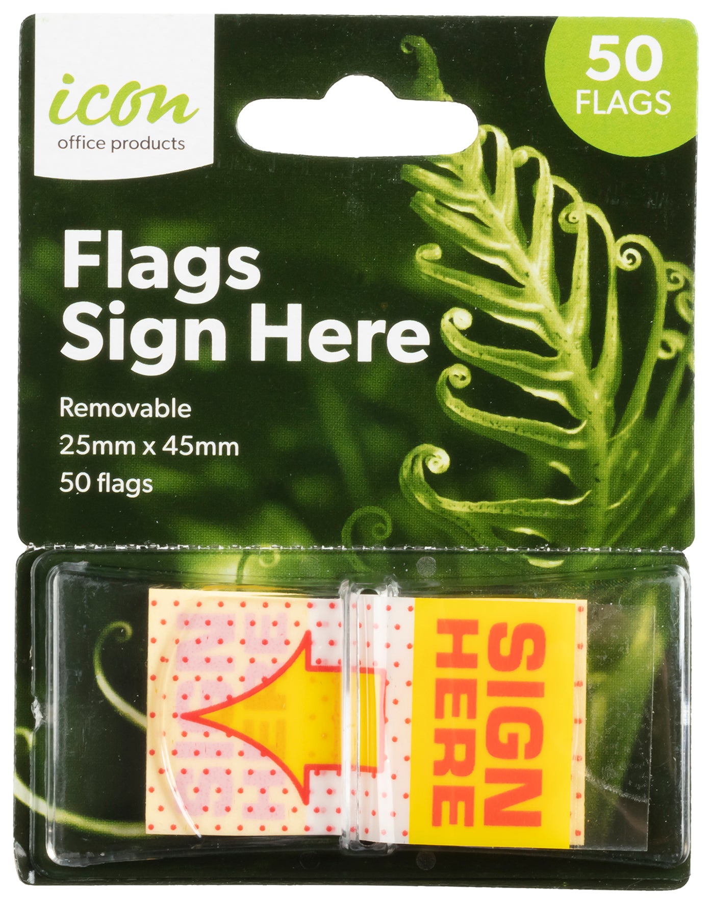 Icon Pop-up Flags Sign Here | Paper Plus