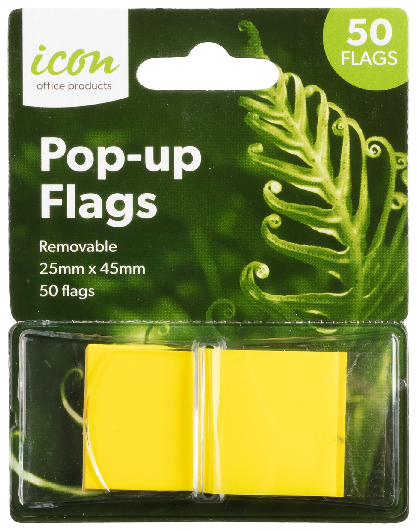 Icon Pop-up Flags Yellow | Paper Plus