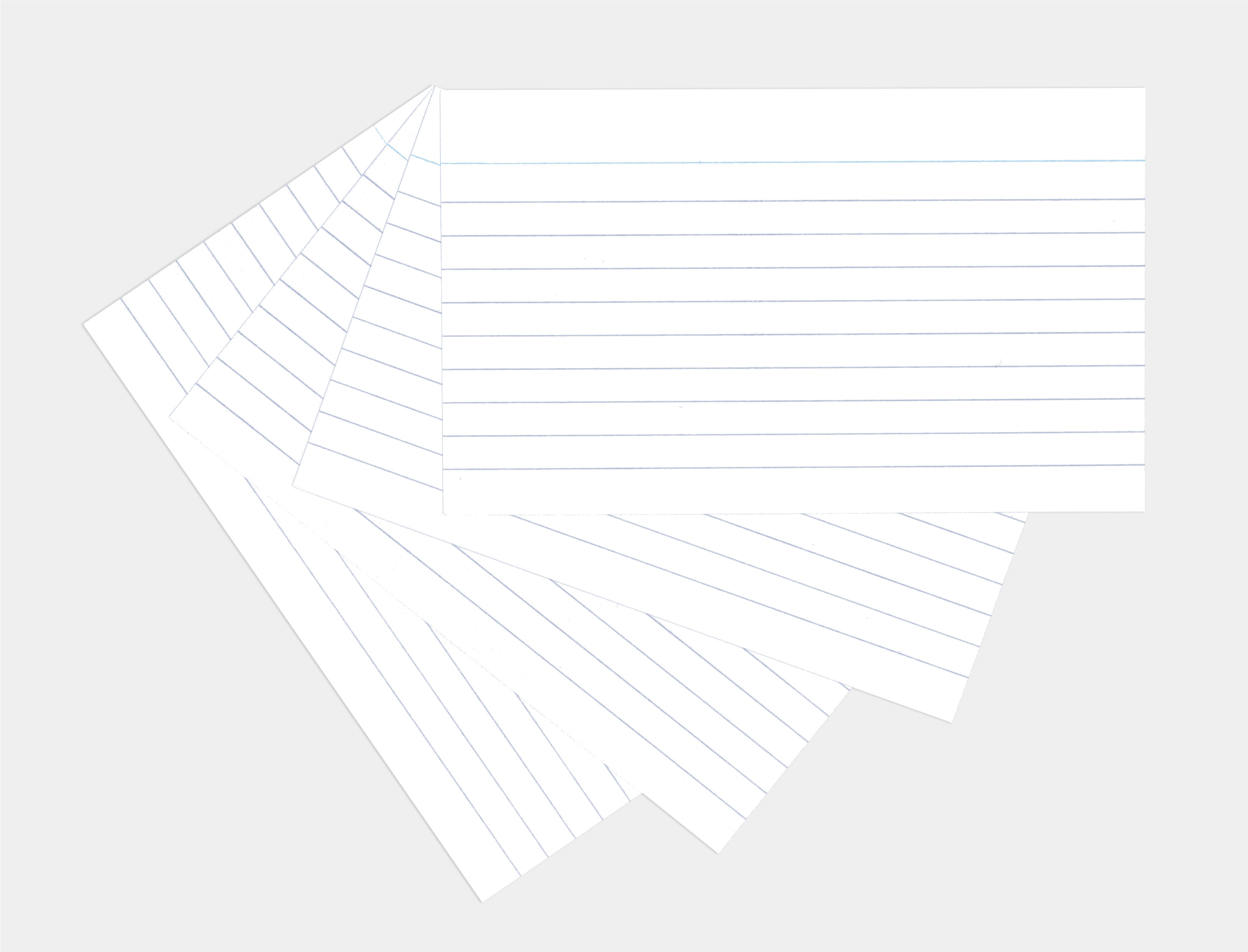 Silvine Record Cards 5x3 Ruled White | Paper Plus