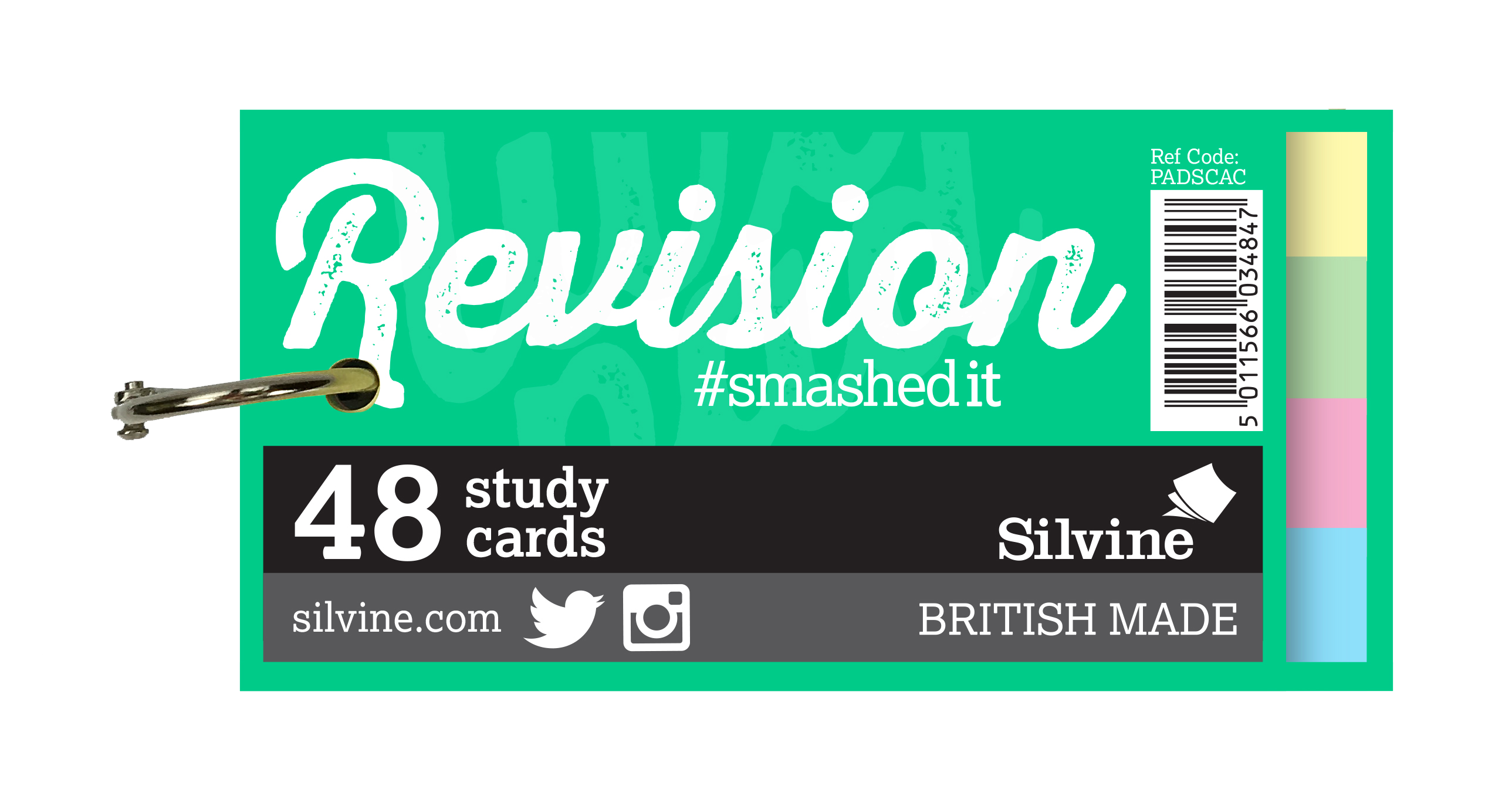 Luxpad Revision Study Cards 100x50mm Plain Assorted Colours with ...