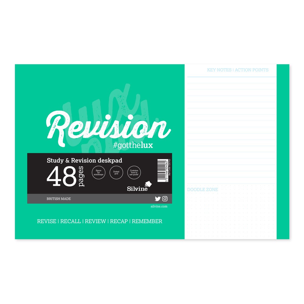 Luxpad Study and Revision Desk Pad 360x230mm 48 Pages | Paper Plus