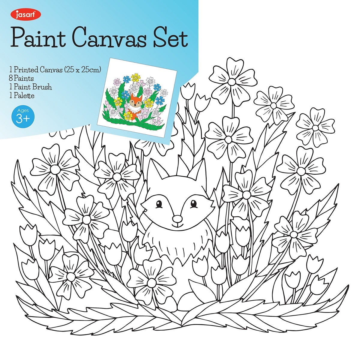 Jasart Kids Paint Canvas Art Sets | Paper Plus