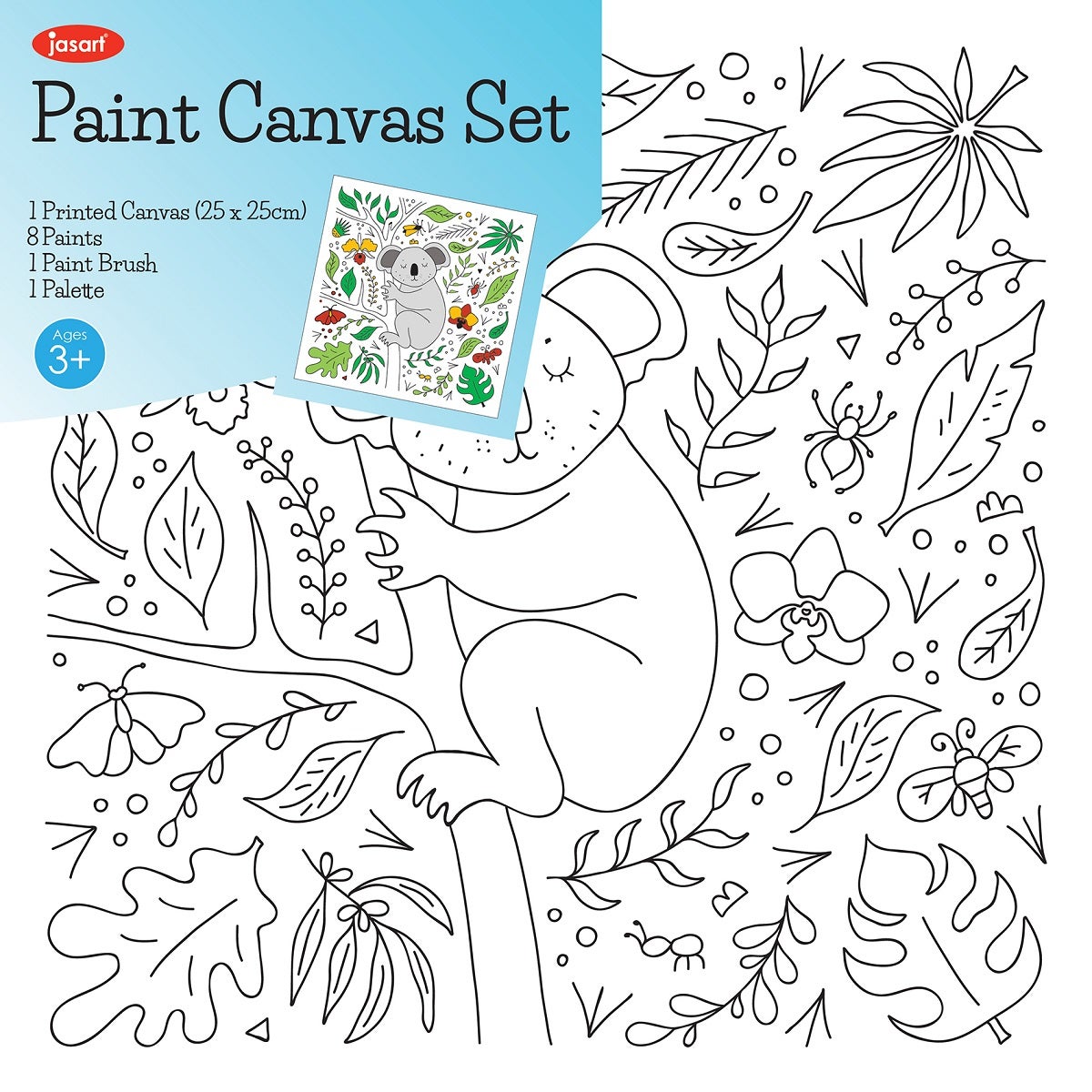 Jasart Kids Paint Canvas Art Sets | Paper Plus