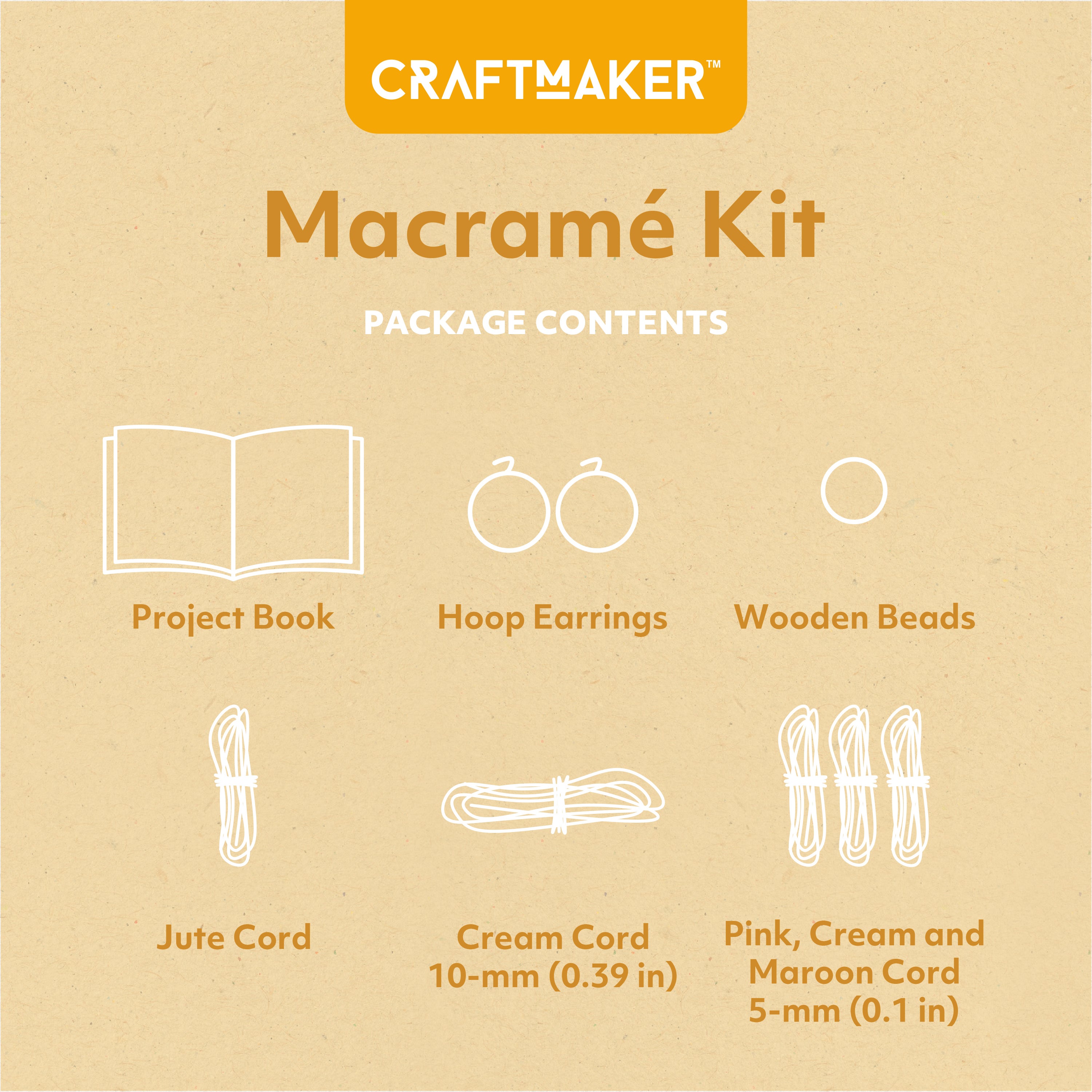 Craft Maker: Modern Macrame Kit | Paper Plus