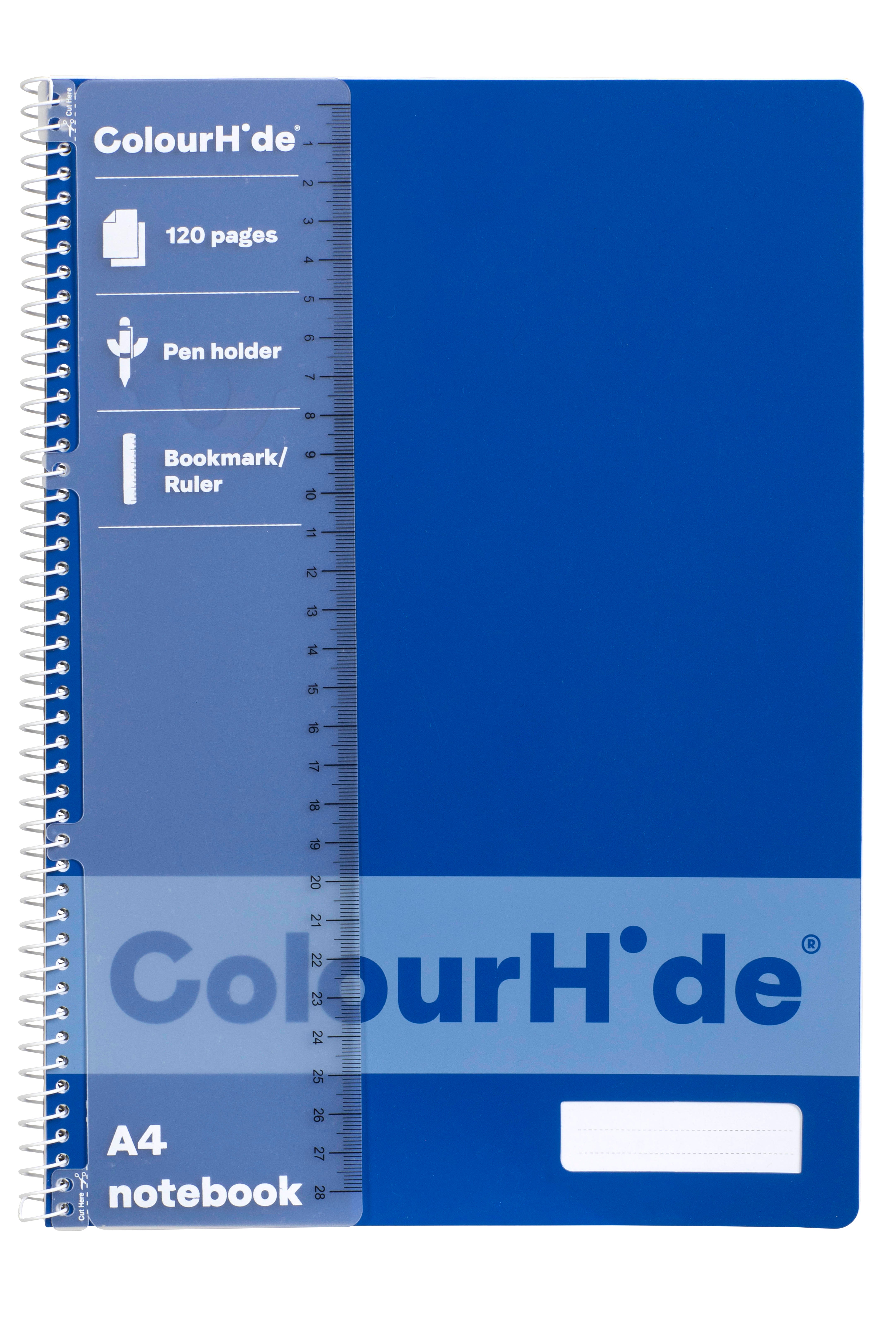 Colourhide Notebook A4 120 Page Classic Blue | Paper Plus