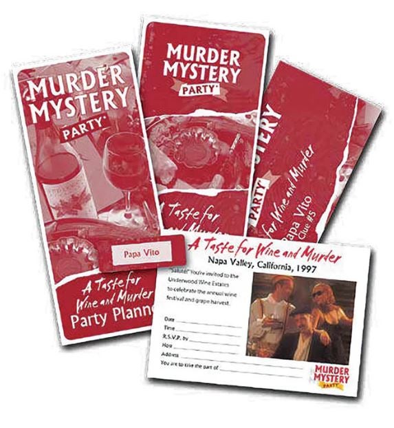 Murder Mystery Party Game - Wine and Murder | Paper Plus