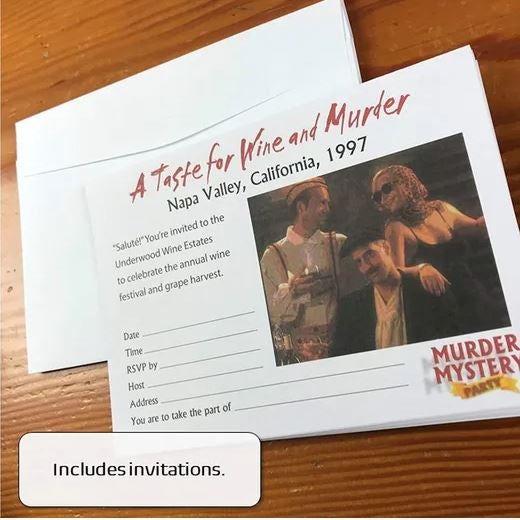 Murder Mystery Party Game - Wine and Murder | Paper Plus