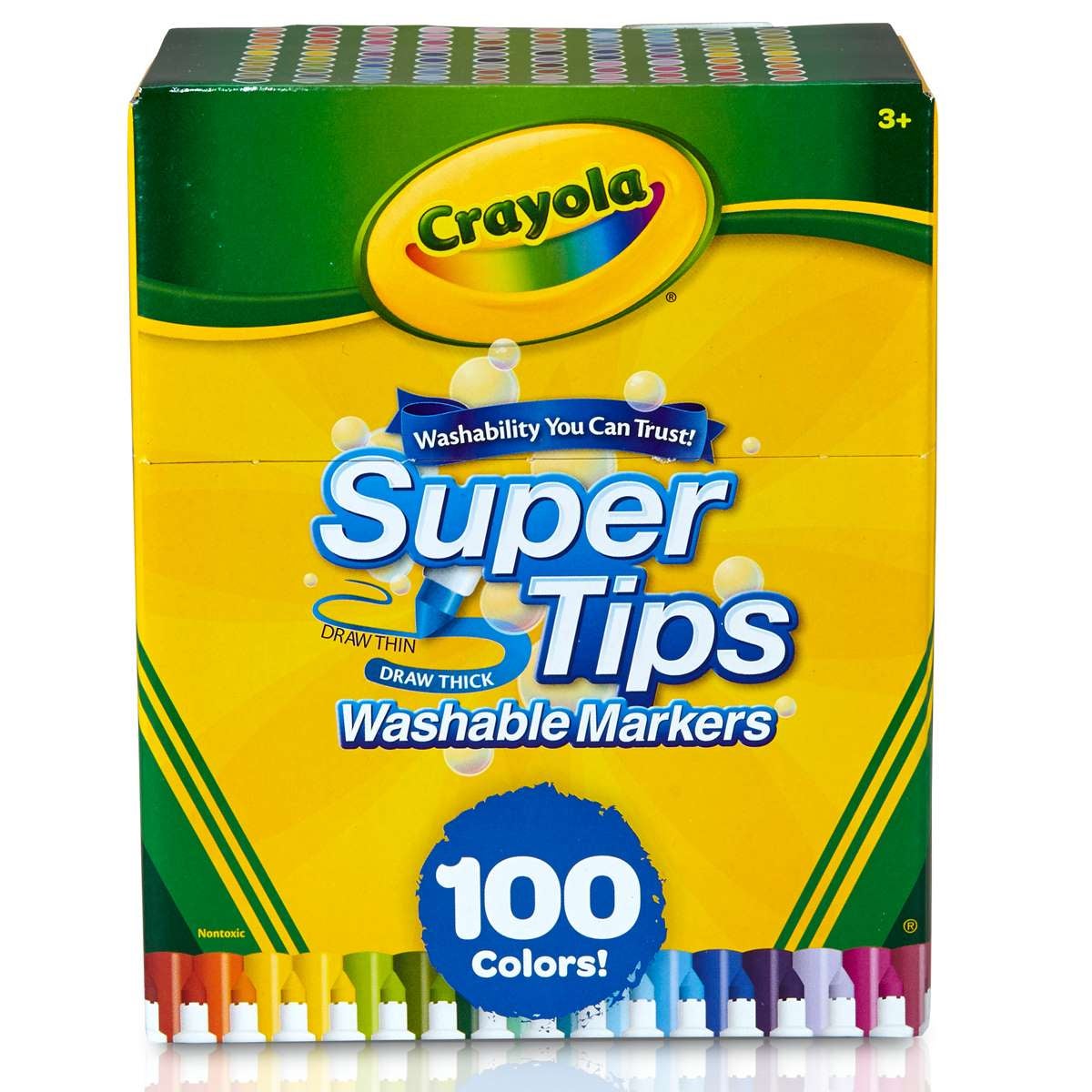 Crayola Supertips Markers 100Pk | Paper Plus
