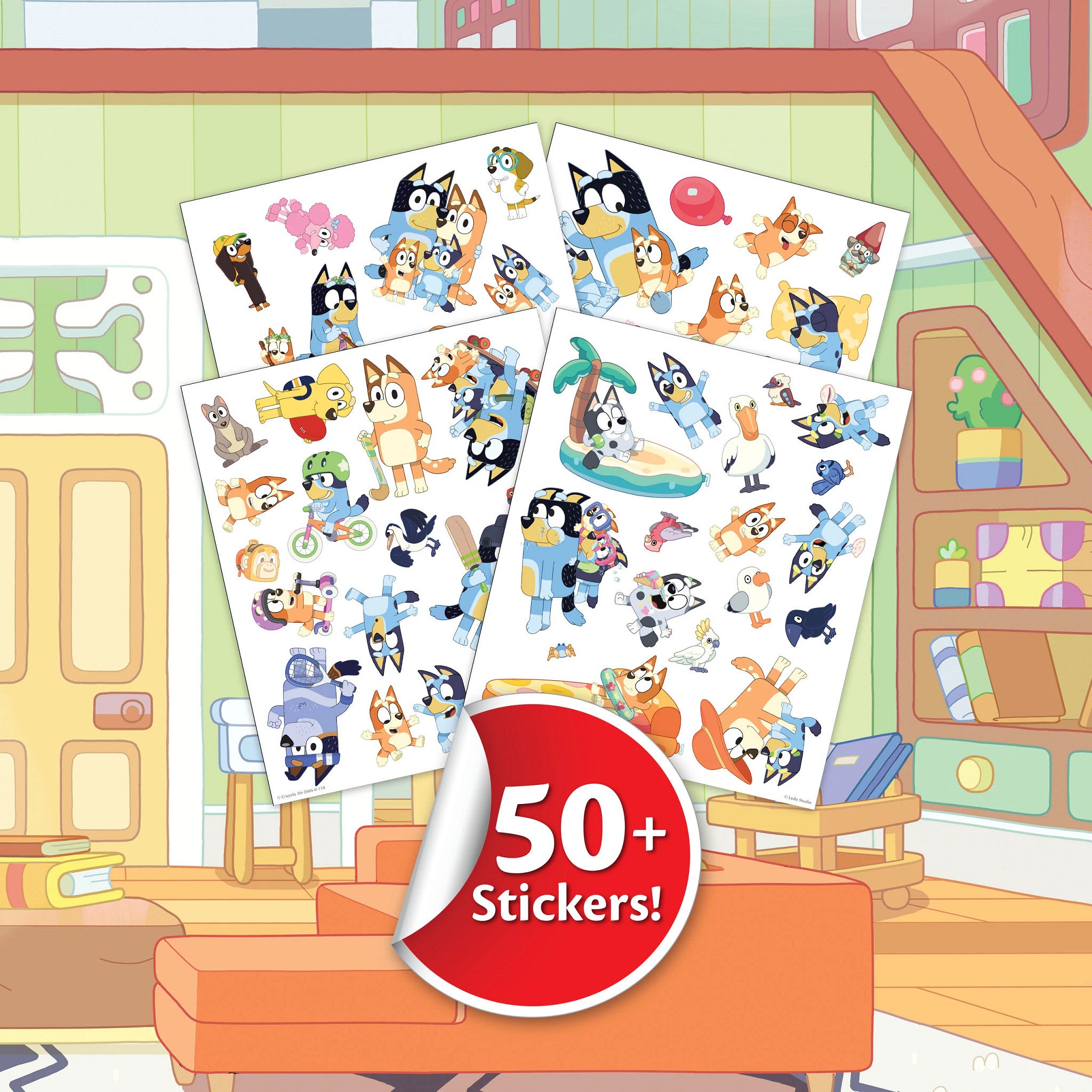 Crayola Colour & Sticker Bluey | Paper Plus