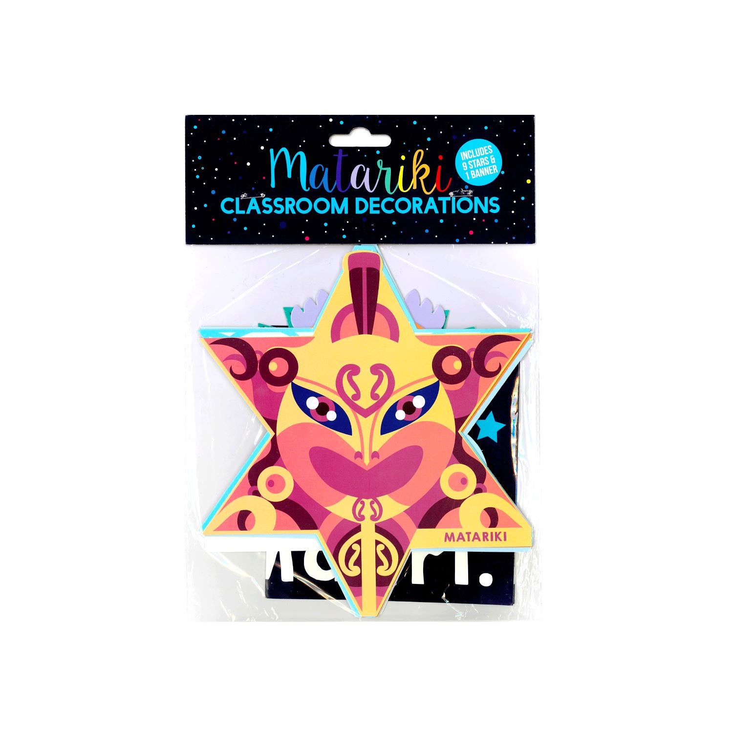 NZ Matariki Classroom Star & Banner Set | Paper Plus