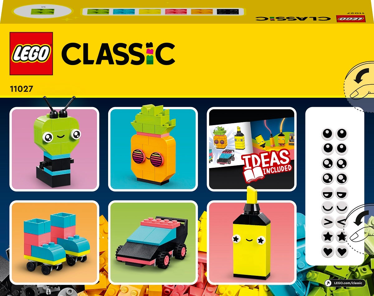 LEGO Classic:Creative Neon Fun 11027 | Paper Plus