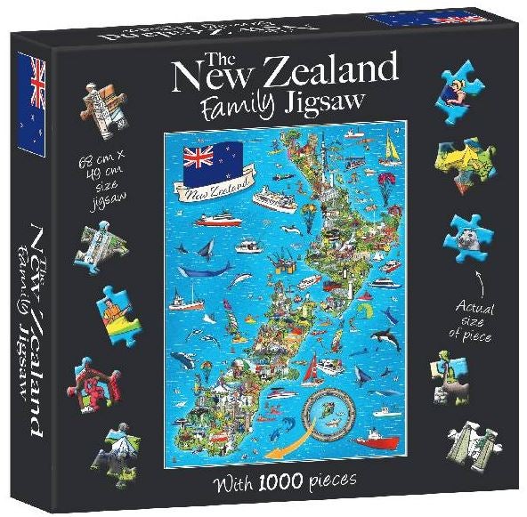 The New Zealand Family Jigsaw 1000 pieces | Paper Plus
