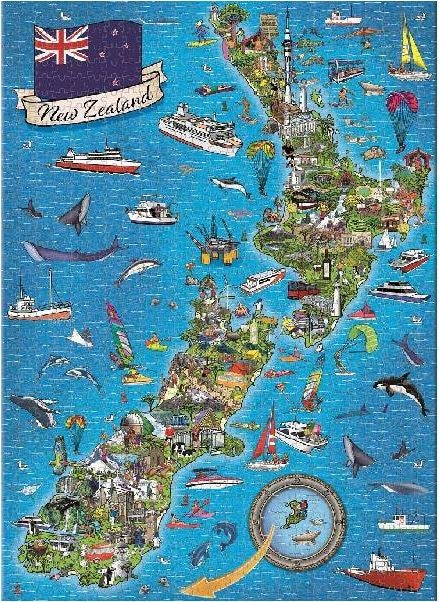 The New Zealand Family Jigsaw 1000 pieces | Paper Plus
