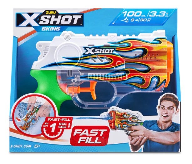 ZURU XSHOT Fast-Fill Skins Nano Water Blaster | Paper Plus