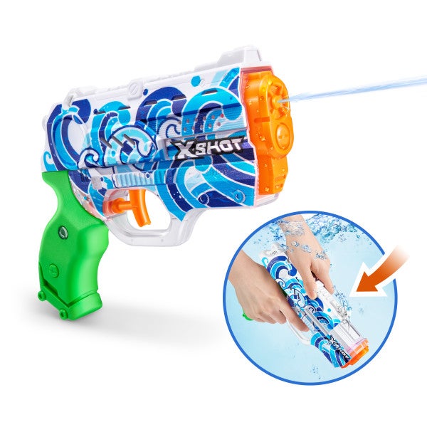 ZURU XSHOT Fast-Fill Skins Nano Water Blaster | Paper Plus