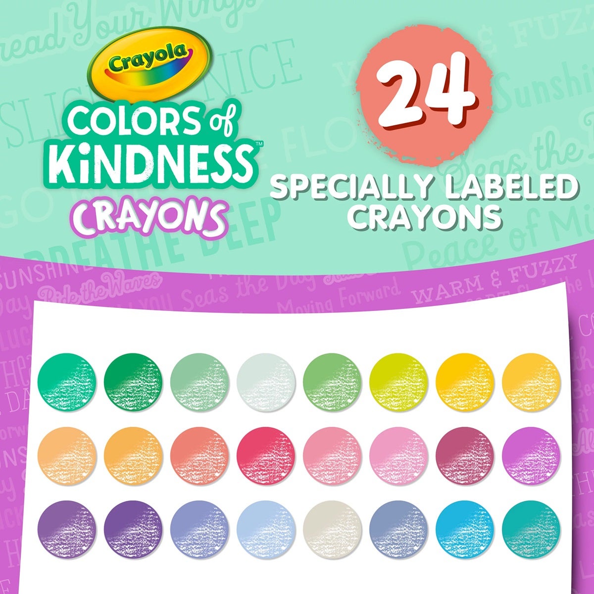 Crayola Colours of Kindness Crayons 24Pk | Paper Plus