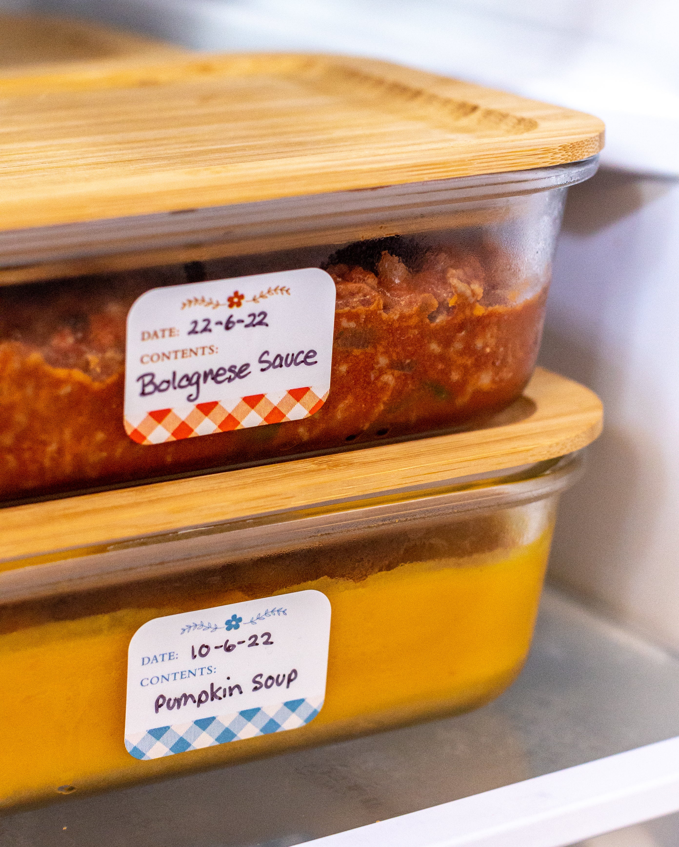 Avery Kitchen & Pantry Freezer Safe Labels Gingham | Paper Plus