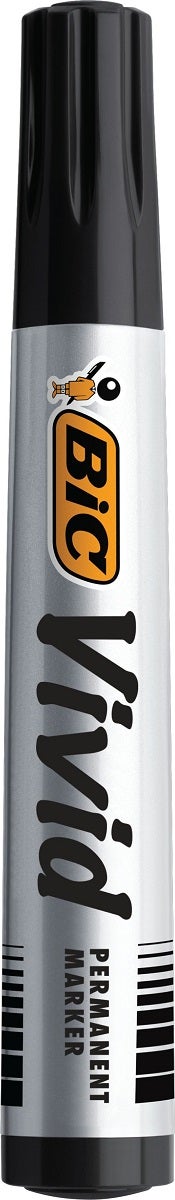 BIC Eco Vivid Permanent Markers 12pk - Black | Paper Plus