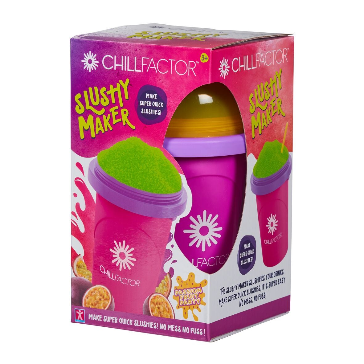 Chill Factor Slushy Maker Cup - Passionfruit Party | Paper Plus