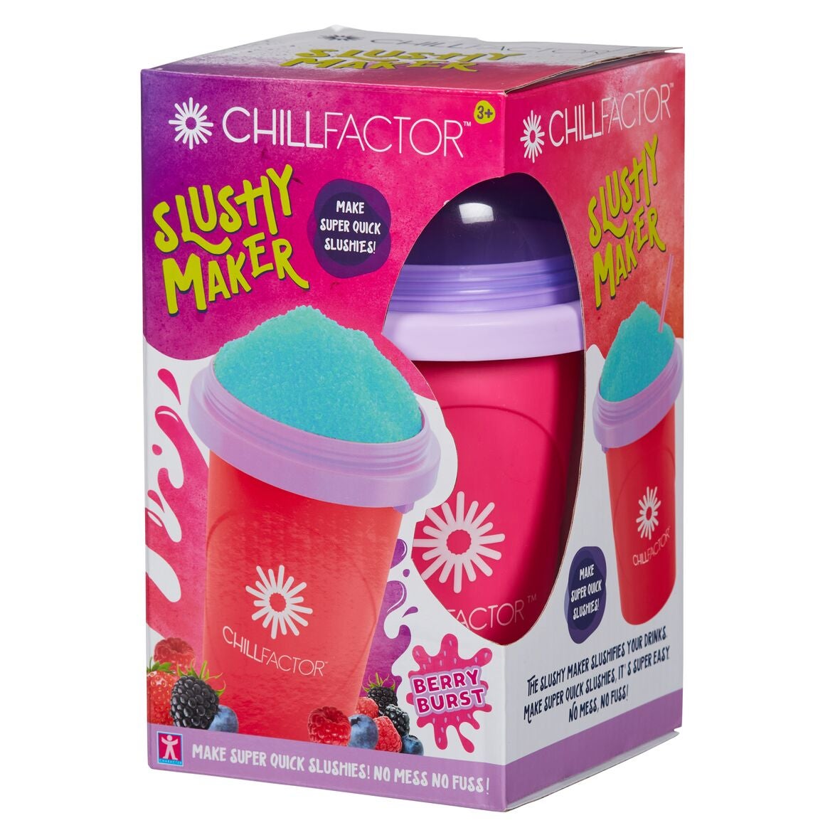 Chill Factor Slushy Maker Cup - Berry Burst | Paper Plus