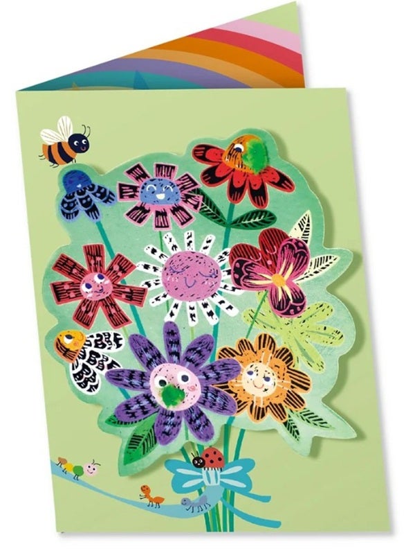 Avenir Scratch Greeting Cards-Flower | Paper Plus