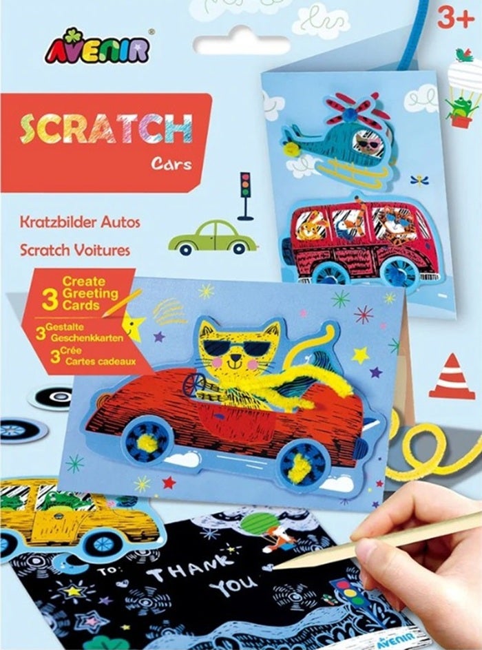 Avenir Scratch Greeting Cards-Car | Paper Plus