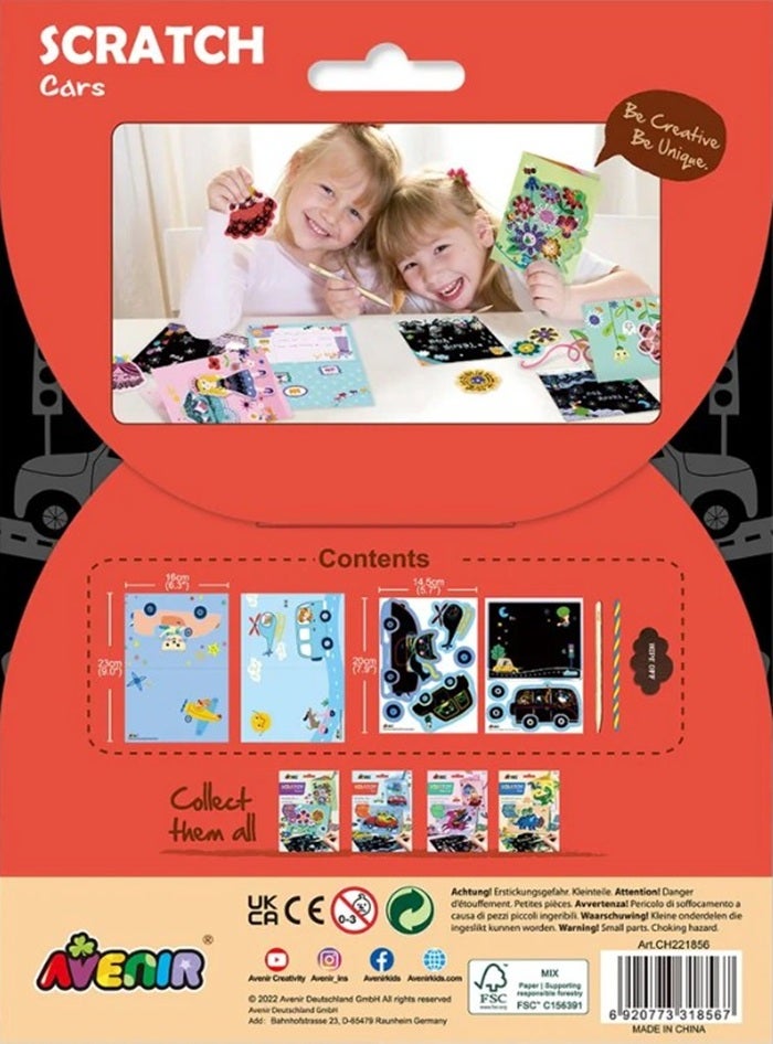 Avenir Scratch Greeting Cards-Car | Paper Plus