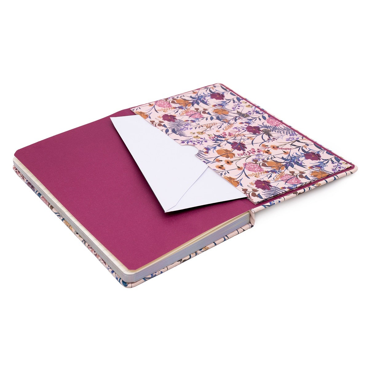 Pukka Notebook Soft Cover Bloom 13x21cm Blush Pink | Paper Plus