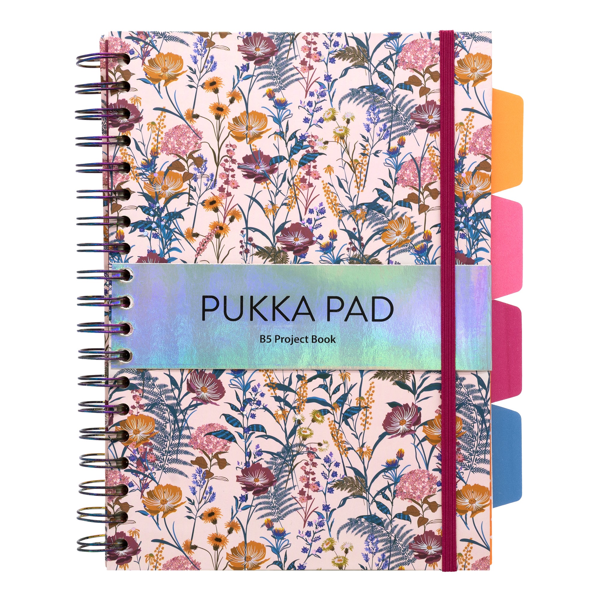 Pukka Project Book Hardcover B5 Bloom Blush Pink | Paper Plus