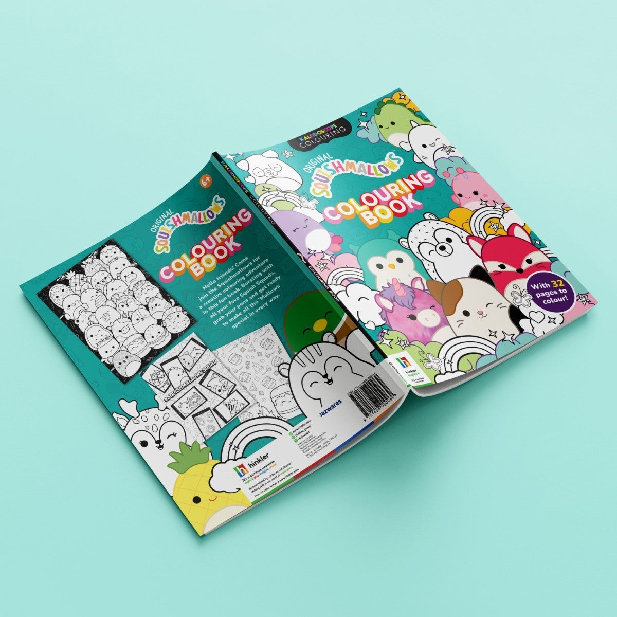 Kaleidoscope Squishmallows Feelin' Mallow Colouring Book | Paper Plus