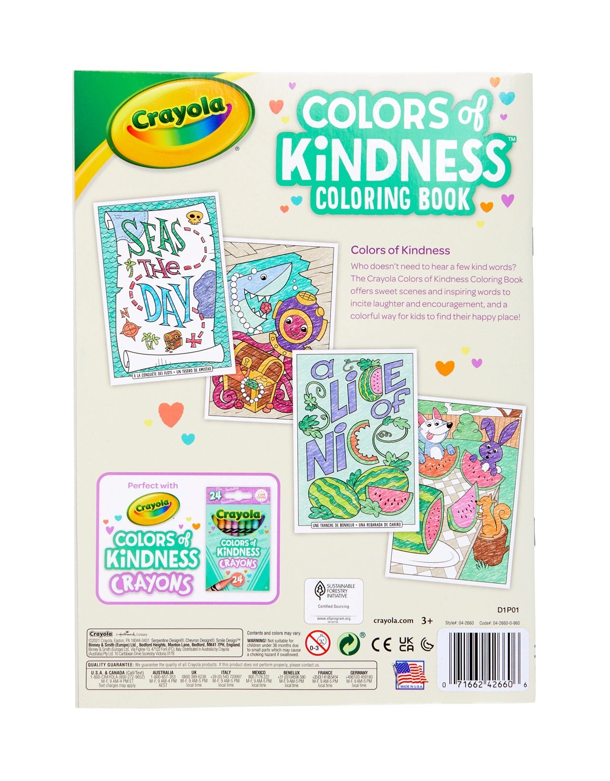 Crayola Colours of Kindness Colouring Book, 48 Pages | Paper Plus