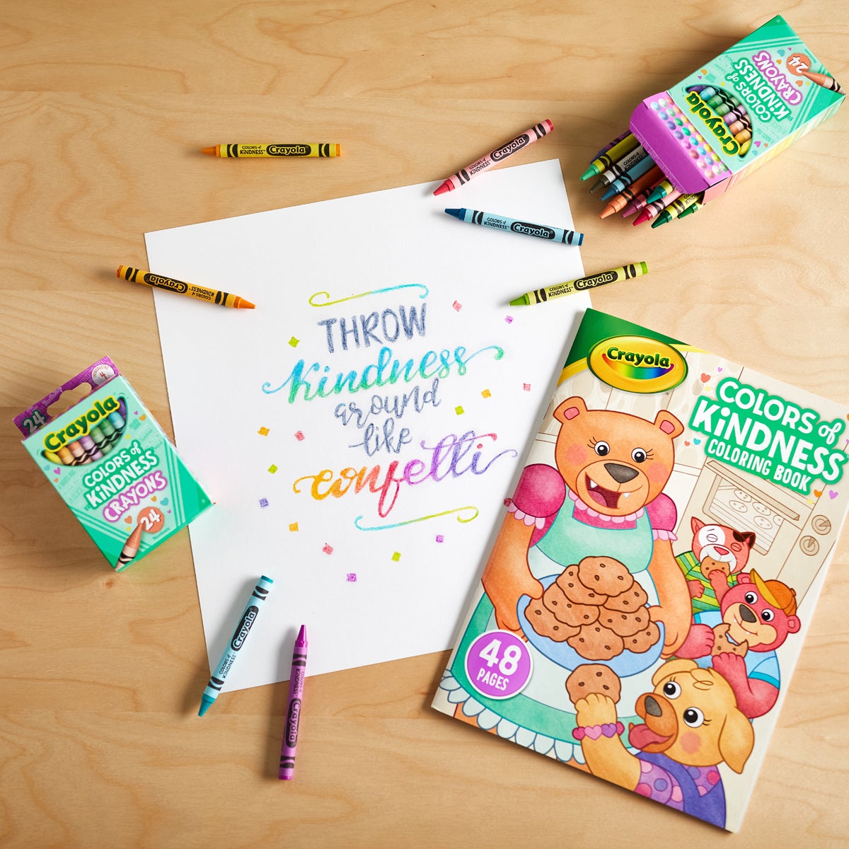 Crayola Colours of Kindness Colouring Pages 48 Pages | Paper Plus