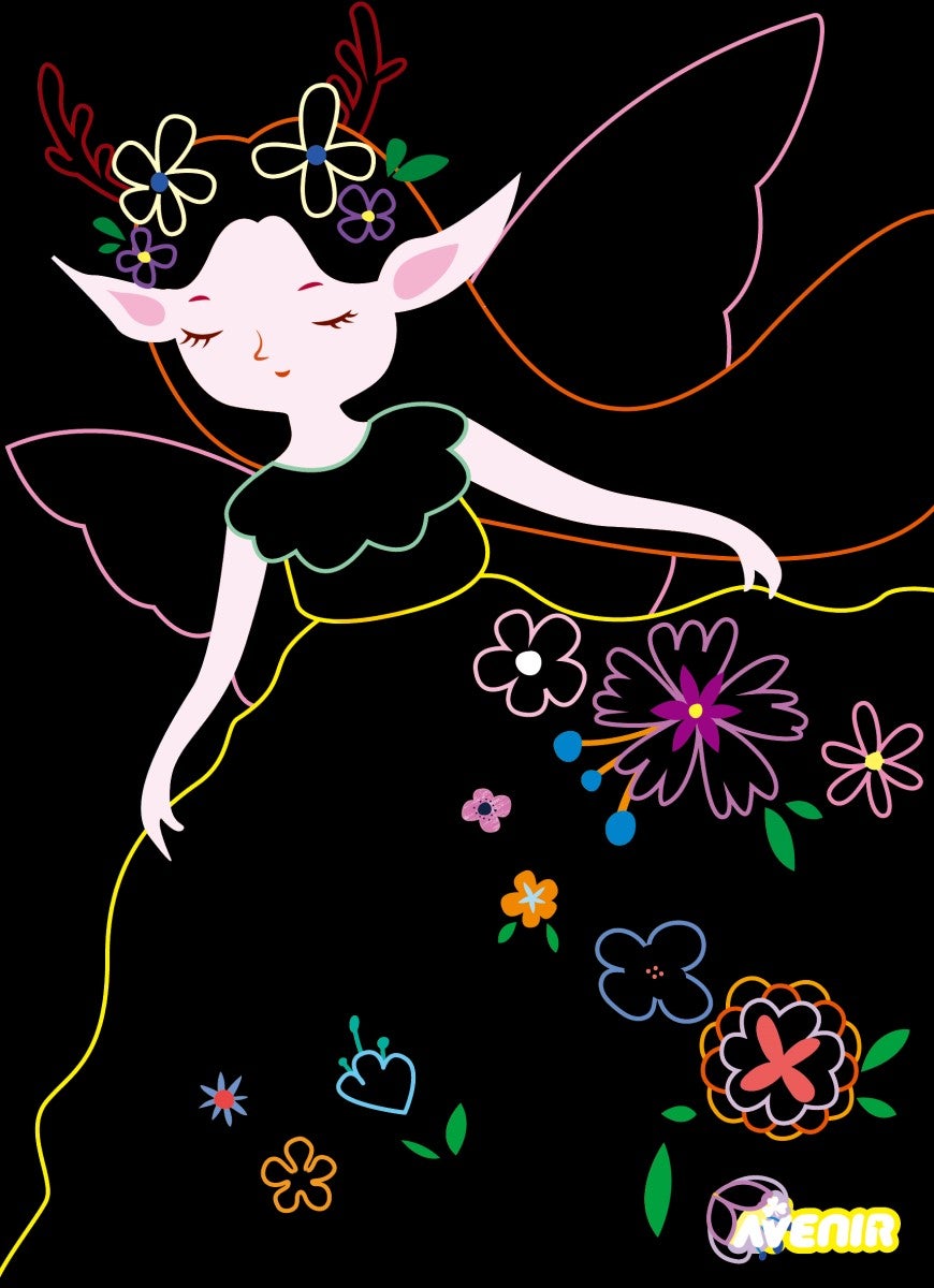Avenir Scratch Art: Magic Elves | Paper Plus