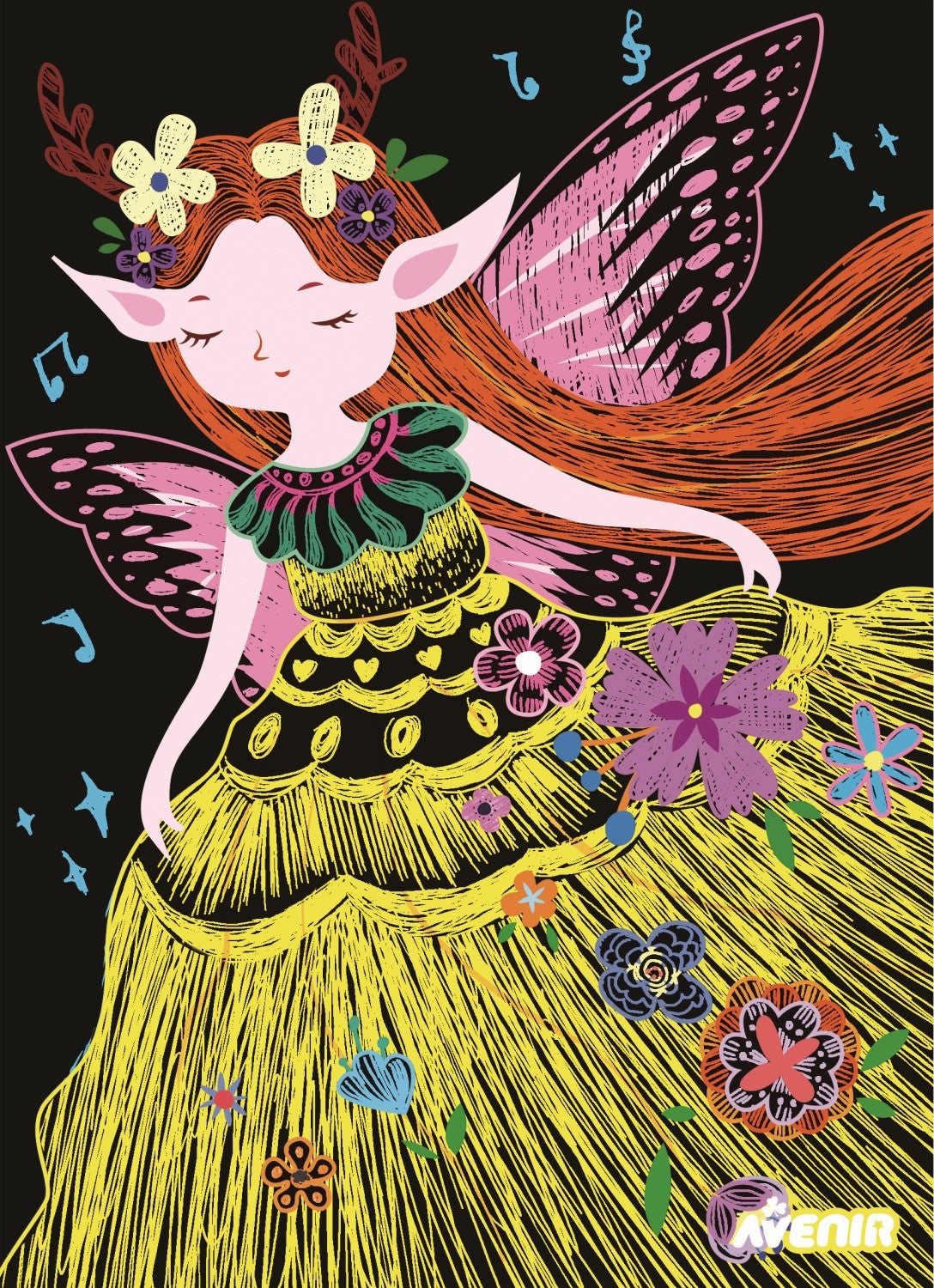 Avenir Scratch Art: Magic Elves | Paper Plus