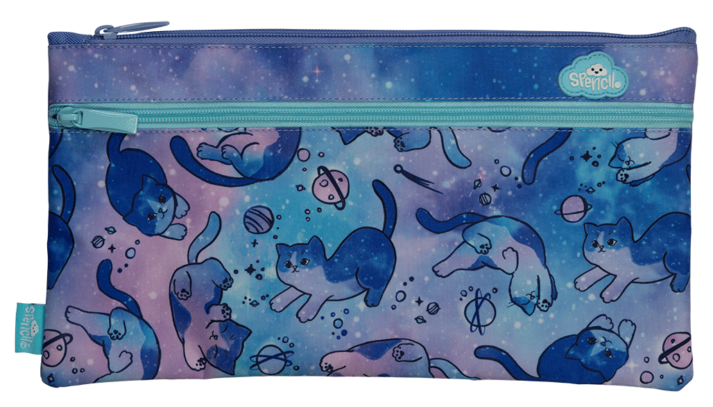 Spencil Cat-a-cosmic Pencil Case 340 X 170mm | Paper Plus