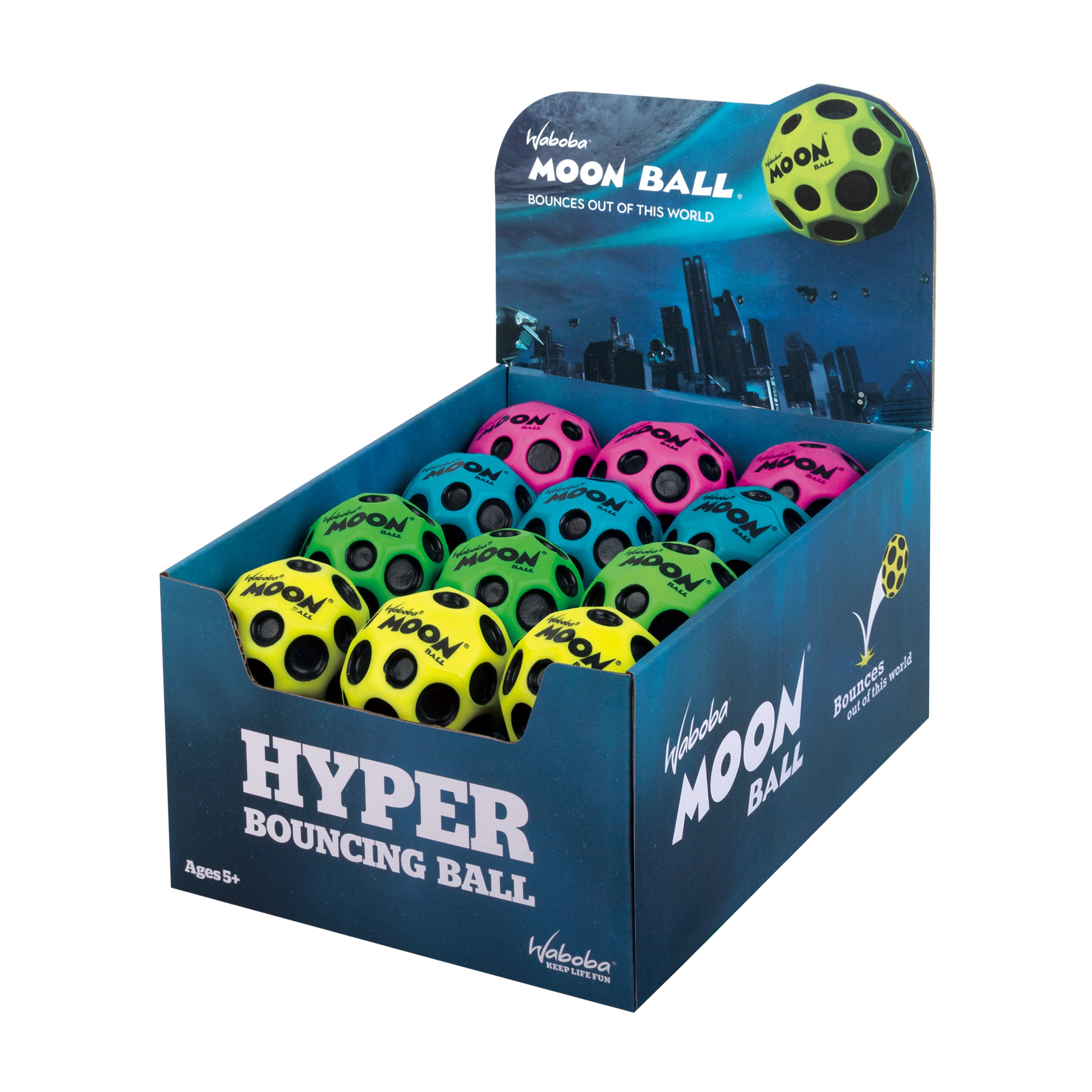 Waboba Moon Ball Classic Assorted 63mm | Paper Plus