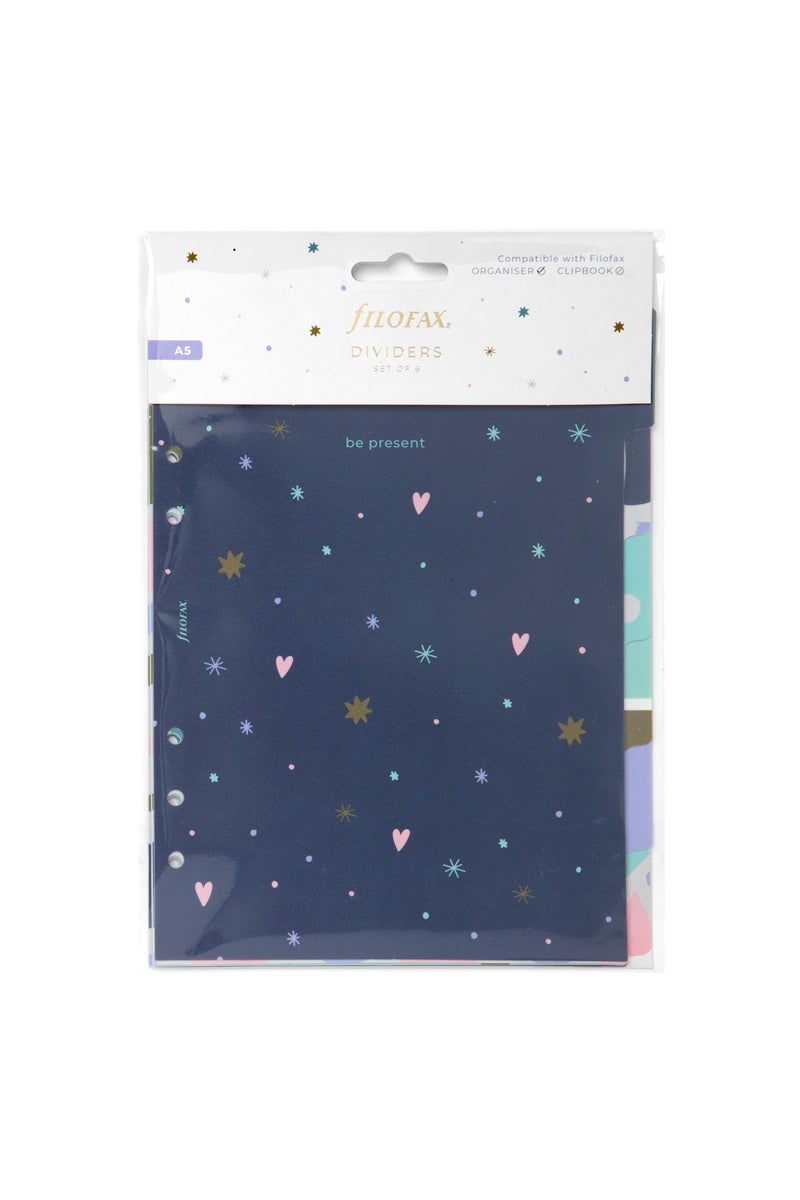 Filofax Good Vibes A5 Dividers | Paper Plus