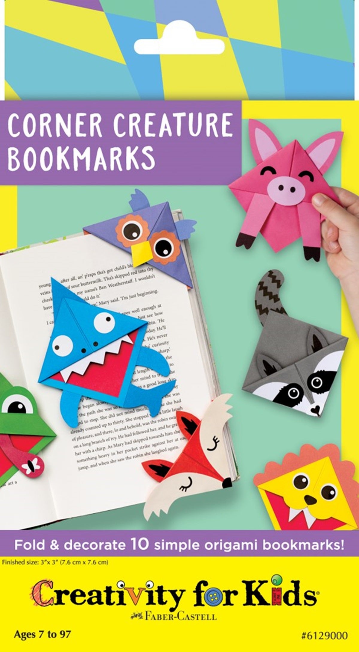 Faber Castell, Creativity For Kids - Corner Creature Bookmarks | Paper Plus