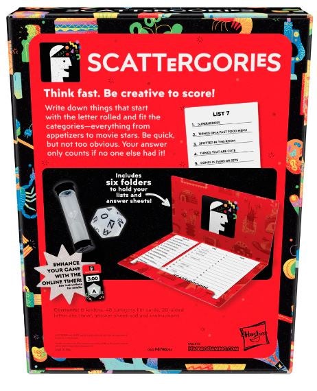 Scattergories Board Game | Paper Plus