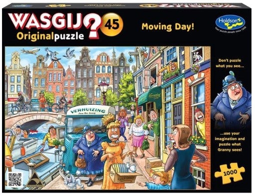 Wasgij Original #45 1000 Piece Jigsaw Puzzle - Moving Day | Paper Plus