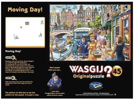 Wasgij Original #45 1000 Piece Jigsaw Puzzle - Moving Day | Paper Plus