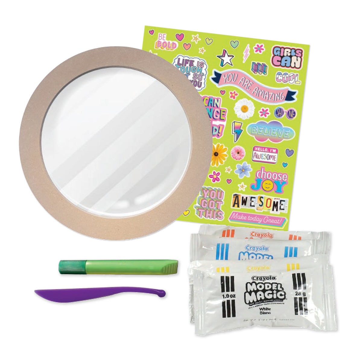 Crayola Creations Model Magic Daisy Mirror Kit | Paper Plus