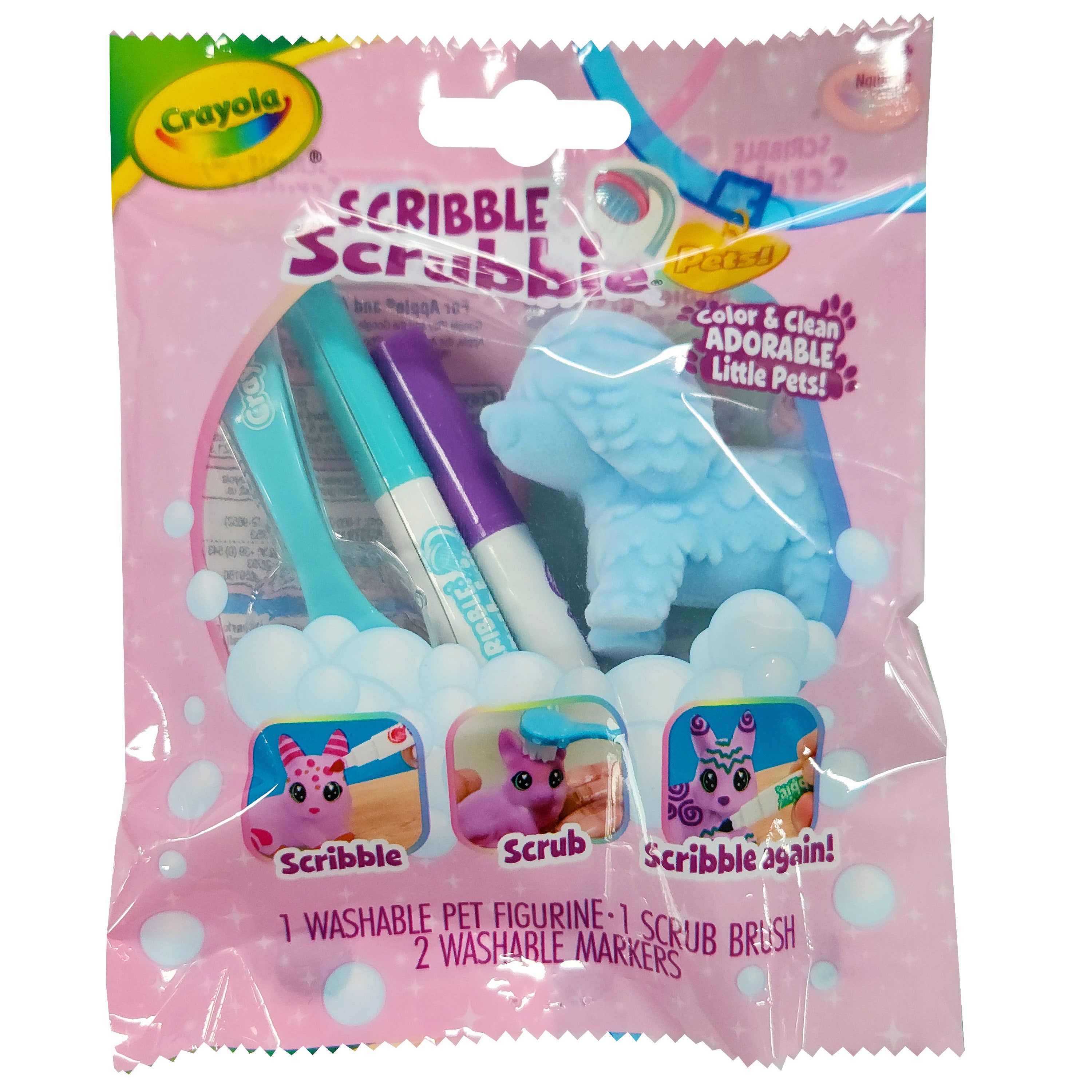 Crayola Scribble Scrubbie - Pastel Pets | Paper Plus