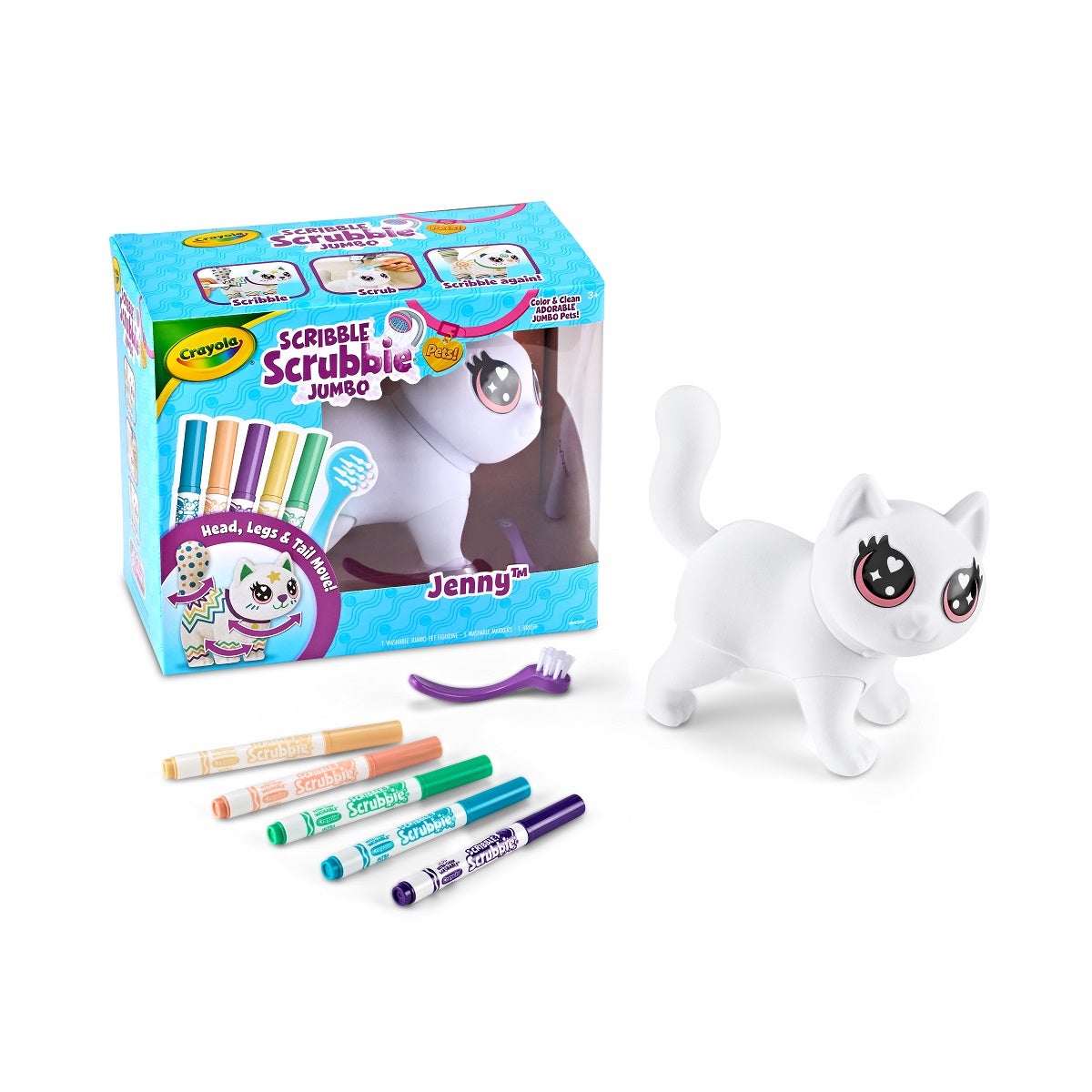Scribble Scrubbie Poseable Jumbo Pet Jenny | Paper Plus
