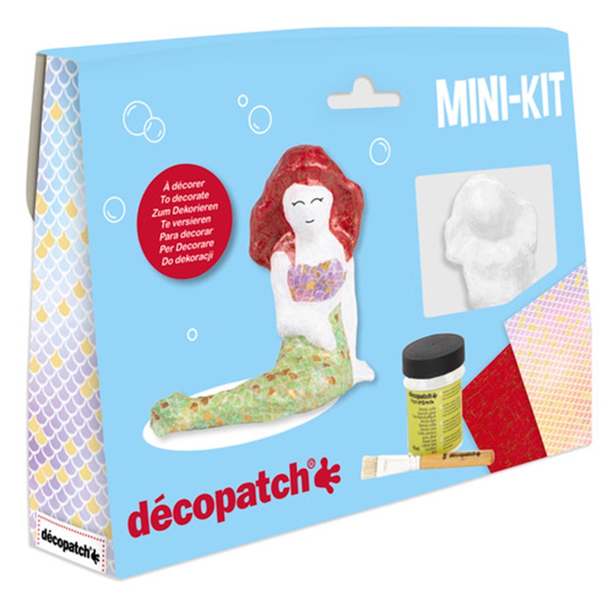 Decopatch Super Mermaid Mini Kit | Paper Plus