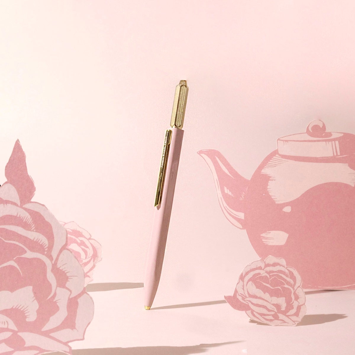 Ferris Wheel Press The Scribe Ballpoint Pen, Medium, Lady Rose | Paper Plus
