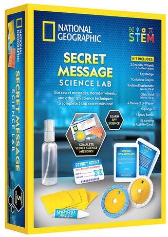 National Geographic Secret Message Science Lab Science Kit | Paper Plus