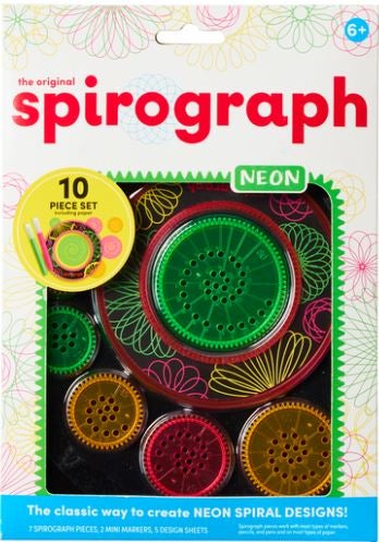 Spirograph Value Set Neon | Paper Plus