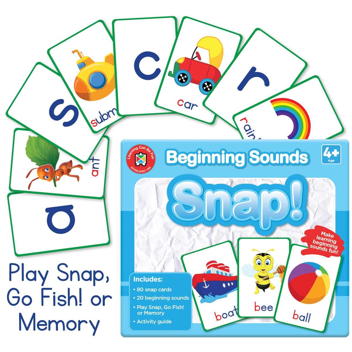 Learning Can Be Fun Beginning Sounds Snap | Paper Plus