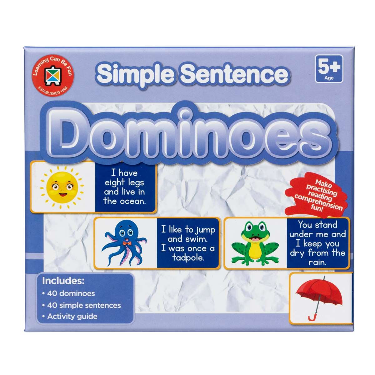 Learning Can Be Fun Simple Sentence Dominos | Paper Plus